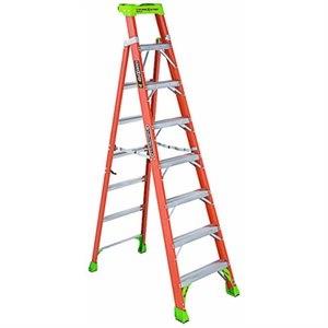 Buy 2-In-1 Cross Step Ladder, Fiberglass, Type 1A, 8-Ft. - Homebox4.com