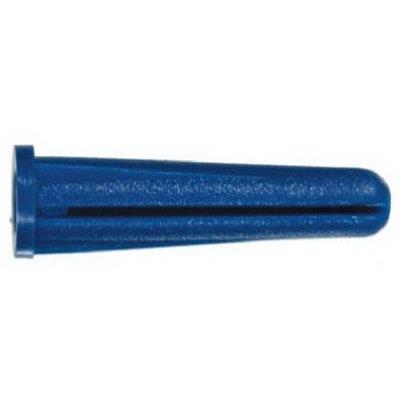 Buy Hillman Wall Anchor, Flanged, Conical Plastic, 6-8 x 3/4 In., 100 ...